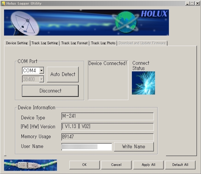 GPSロガー Holux M-241をサイクリングに使ってみた | goldear