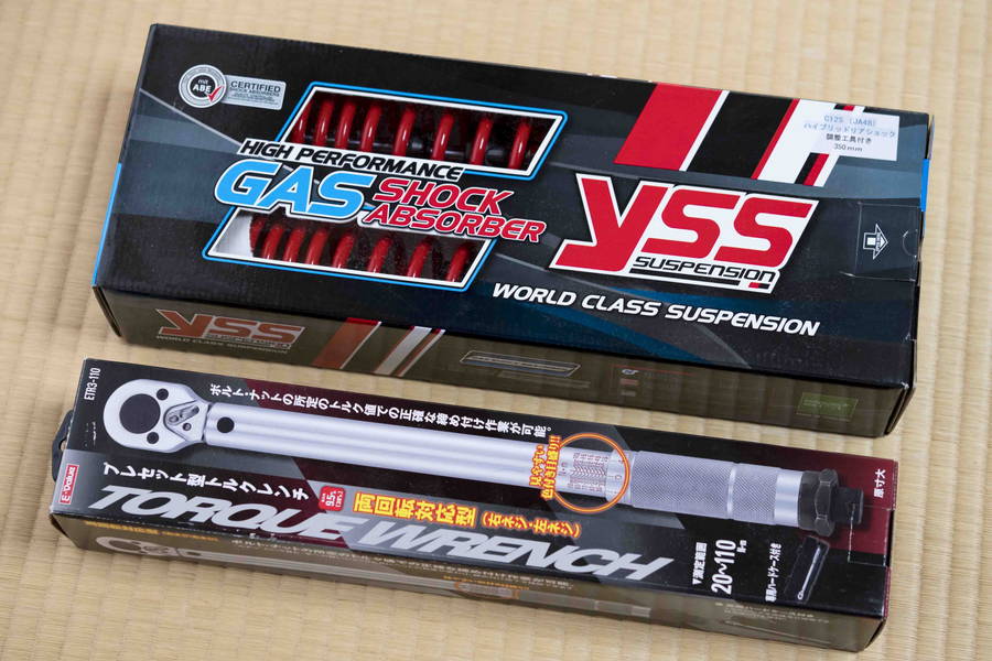 スーパーカブC125に東京堂&YSS製リアサスペンションを取り付けてみた | goldear