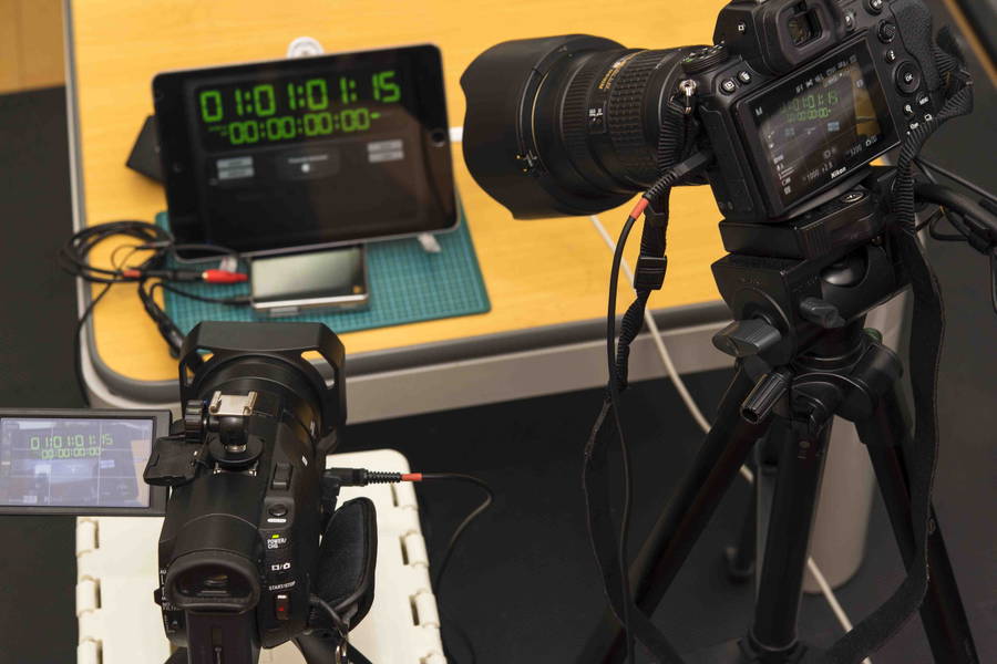 LTC (Longitudinal TimeCode) を使って複数カメラの同期をテストしてみた | goldear