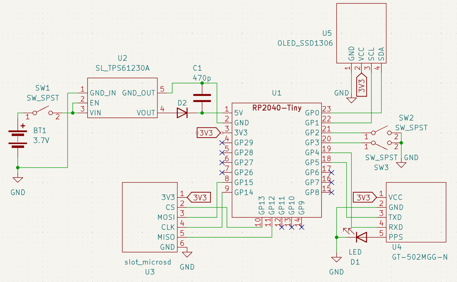 Raspberry Pi Pico 互換ボードで自作GPSロガーを作ってみた【RP2040】 | goldear